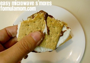 Easy Microwave Smores with Hershey’s - The Simple Parent