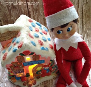 Elf on the Shelf Ideas: Gingerbread House - The Simple Parent