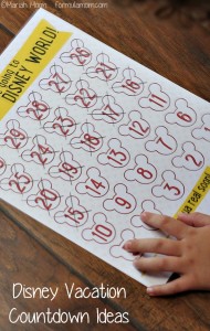 25 Disney Vacation Countdown Ideas - The Simple Parent