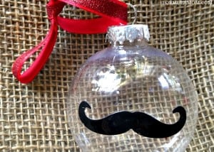 12 Days of DIY Christmas Ornaments: Mustache Ornament - The Simple Parent