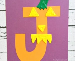 Letter of the Week Craft: Jack is for Jack-O-Lantern - The Simple Parent