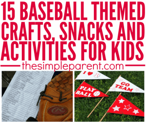 Amazing Baseball Crafts & Activities for Kids - The Simple Parent