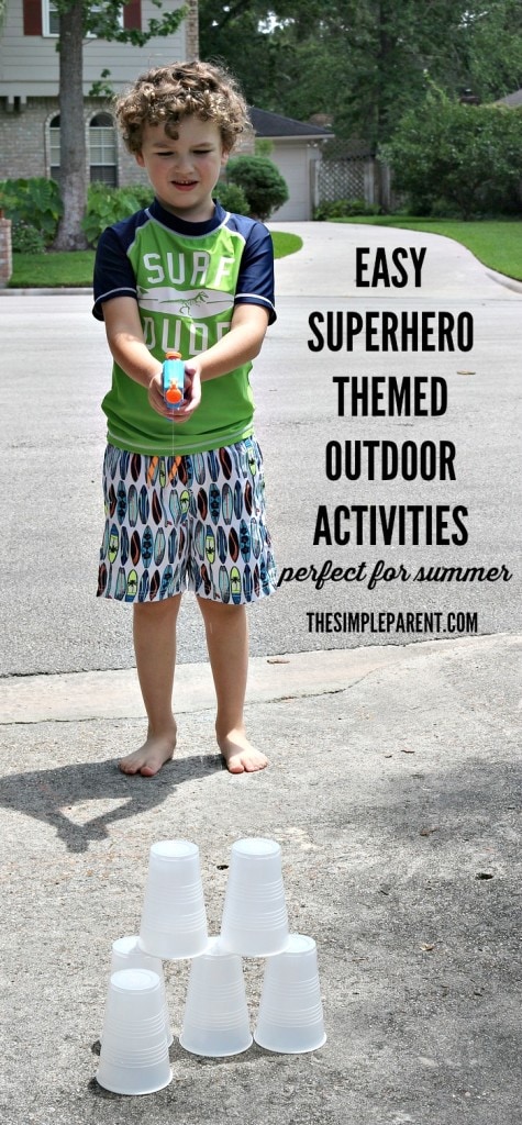 Easy Outdoor Superhero Activities for Kids - The Simple Parent