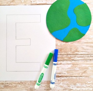Letter of the Week Craft: E is for Earth - The Simple Parent