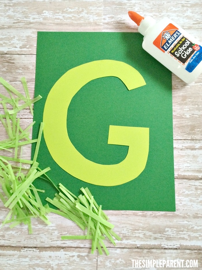Preschool Letter G Craft G Is For Grass To Celebrate Spring The Preschool Letter G Craft G Is For Grass To Celebrate Spring The