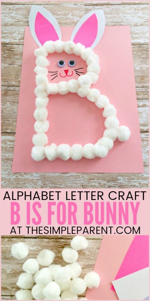 Preschool Letter B Craft: B is for Bunny (Great for Easter too!) - The ...