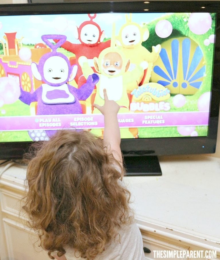 Preschool Bubble Art is Easy with Colors and Teletubbies - The Simple ...