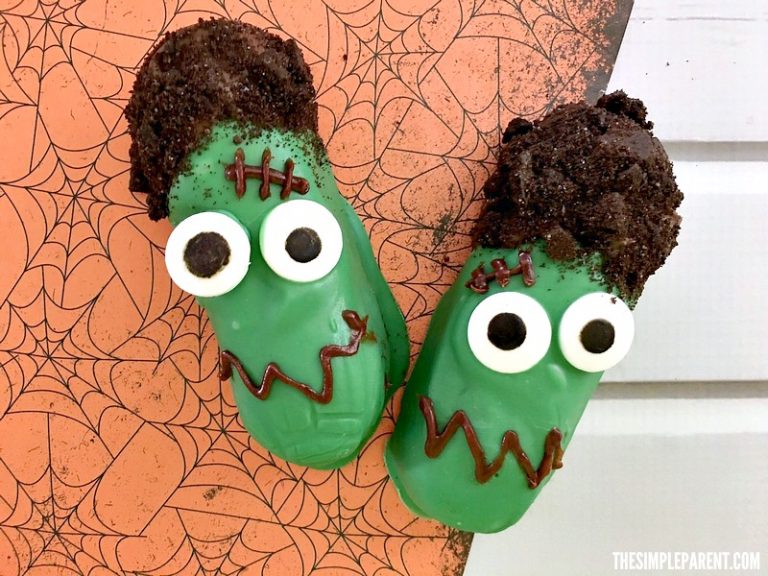 Halloween Frankenstein Cakes - The Simple Parent