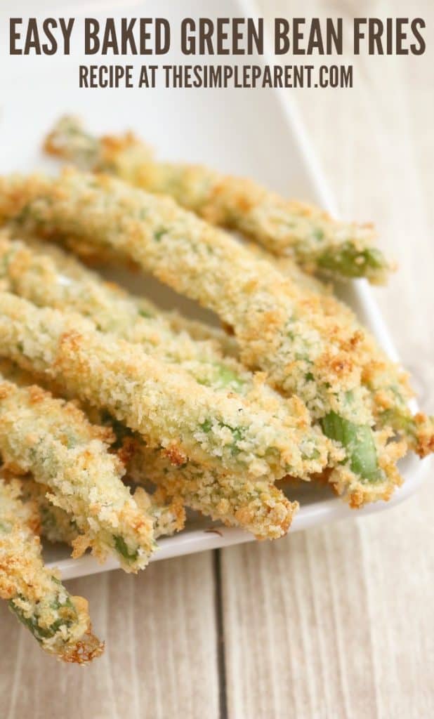 Crispy Baked Green Beans - The Simple Parent