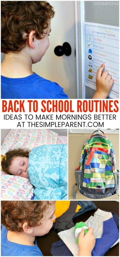 Easy as Pie Morning Routine for School in 9 Steps! - The Simple Parent