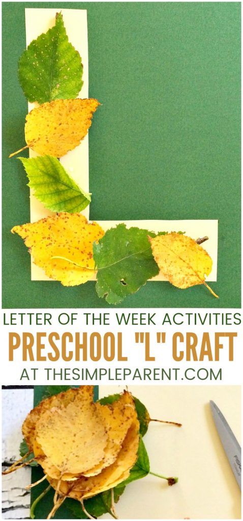 Letter L Activities for Preschoolers: L is for Leaves - The Simple Parent