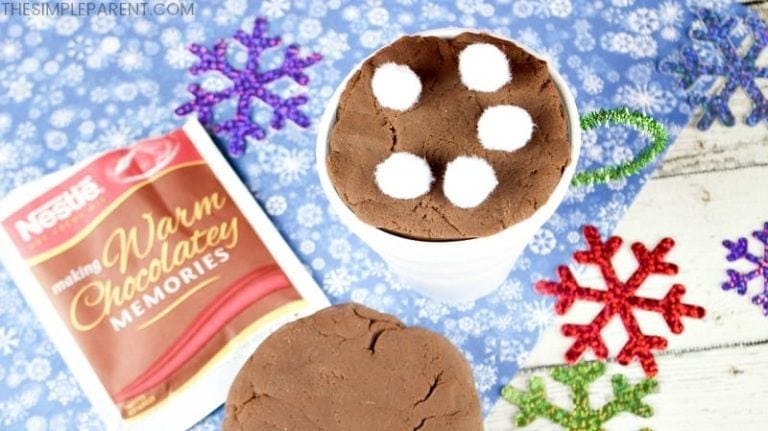 Hot Chocolate Playdough is a Fun Way to Spend a Snow Day - The Simple ...