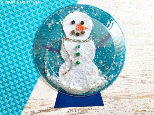Cutest Snowman Snow Globe Craft Your Kids Will Ever Make! - The Simple ...