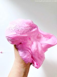 Pink Fluffy Slime That You Can’t Mess Up! - The Simple Parent