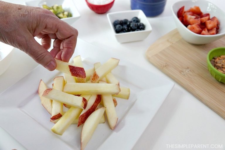 Apple Nachos Recipe Makes Snack Time Fun - The Simple Parent
