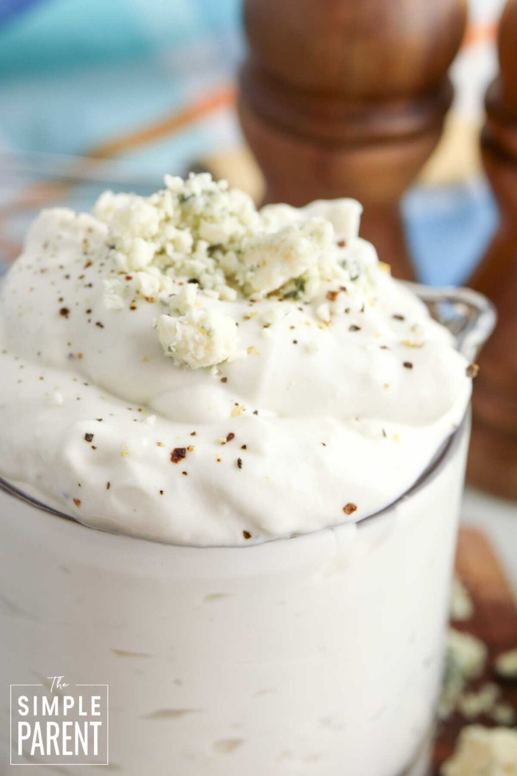 Best Homemade Blue Cheese Dressing - The Simple Parent