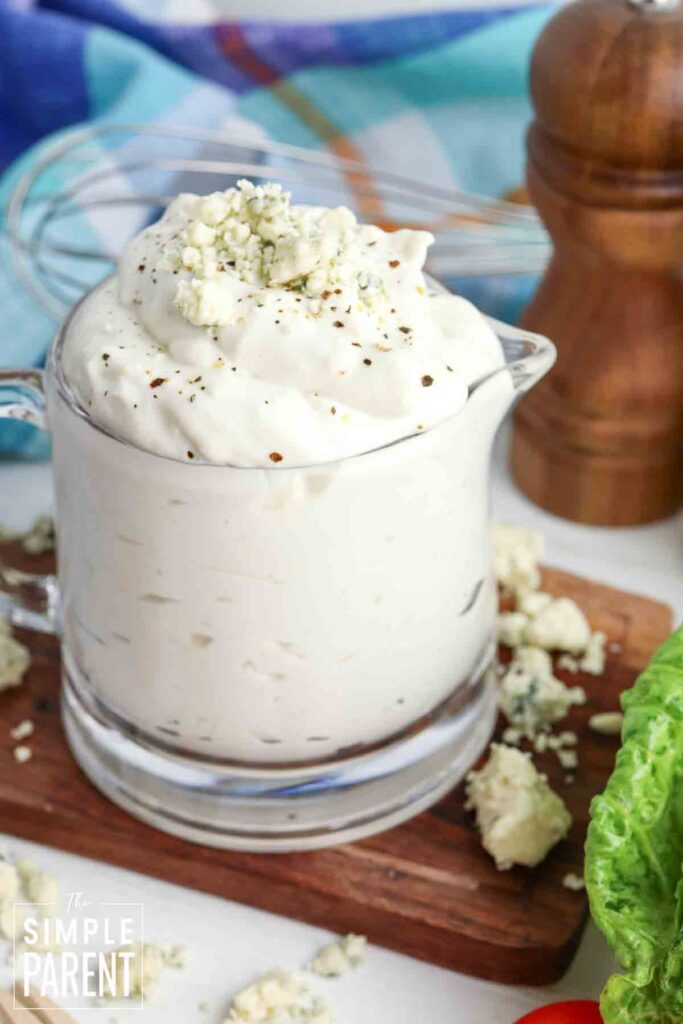 Best Homemade Blue Cheese Dressing - The Simple Parent