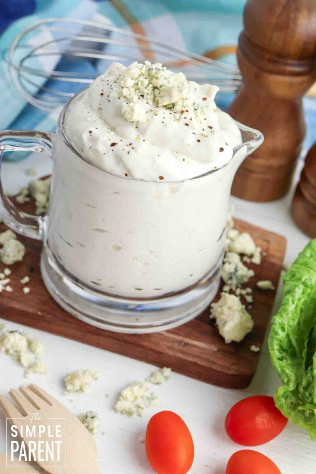 Best Homemade Blue Cheese Dressing - The Simple Parent