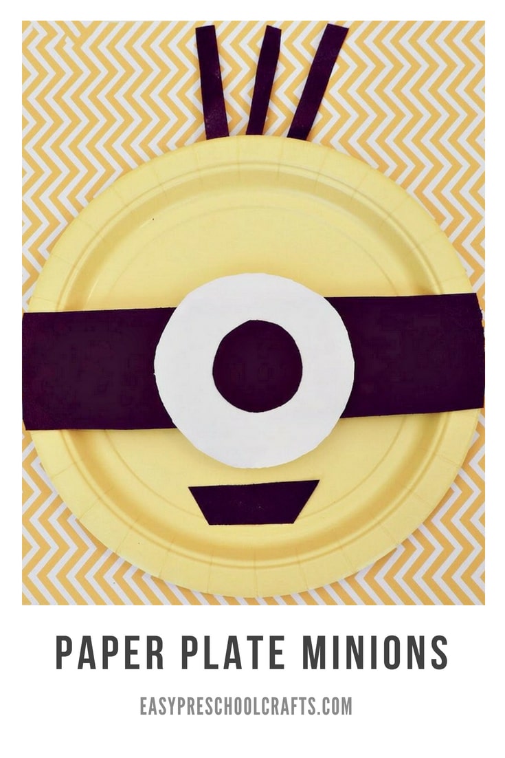 Paper Plate Minion Craft for Despicable Me Fans - The Simple Parent