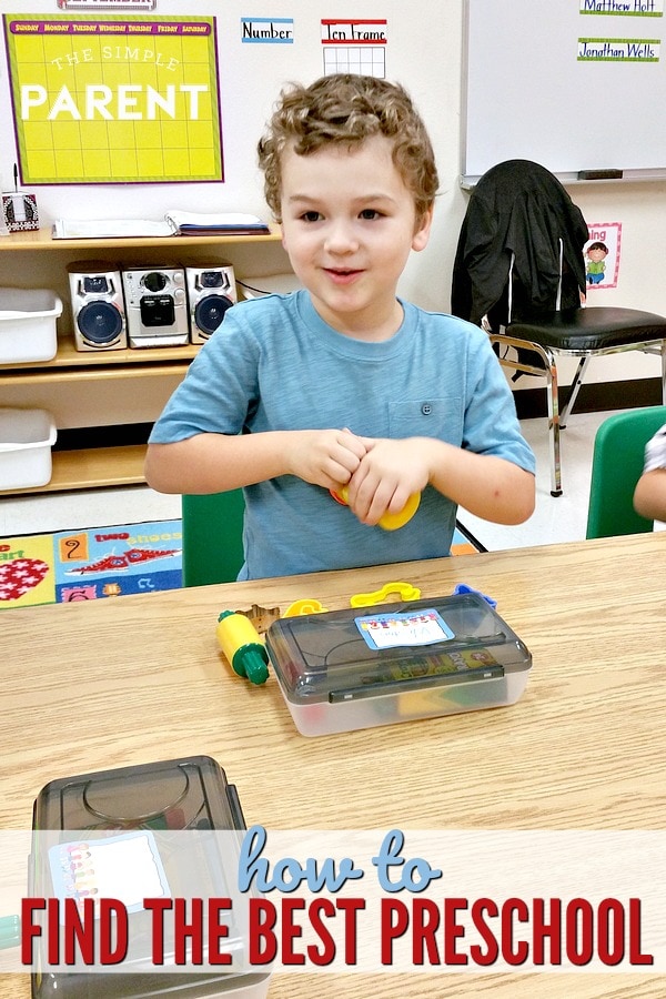 How To Find A Preschool That Works For Your Family The Simple Parent