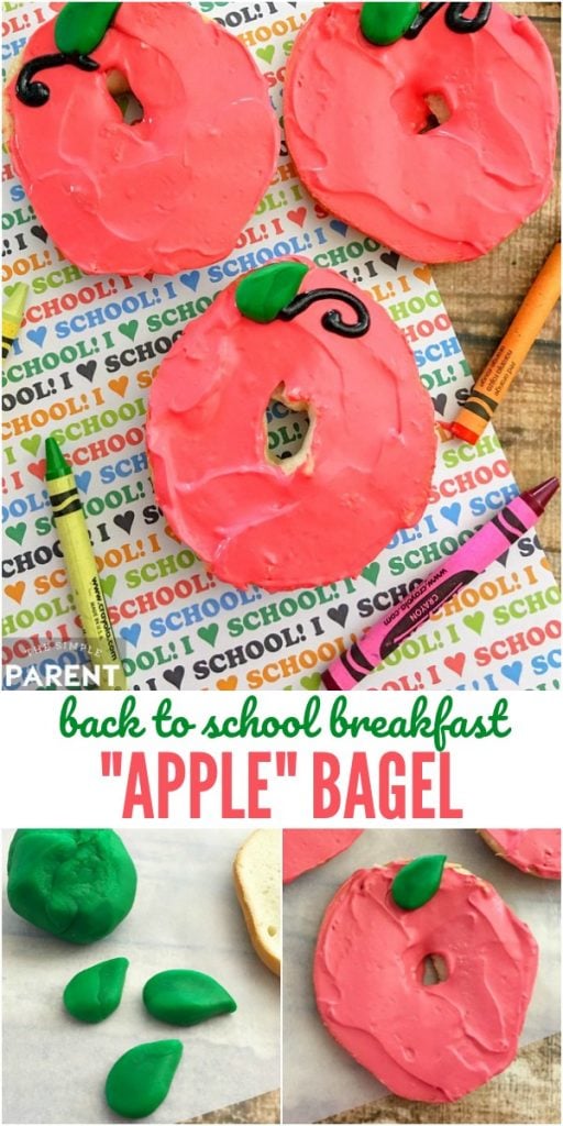 Edible Apple Craft for a Fun First Day of School Breakfast - The Simple ...