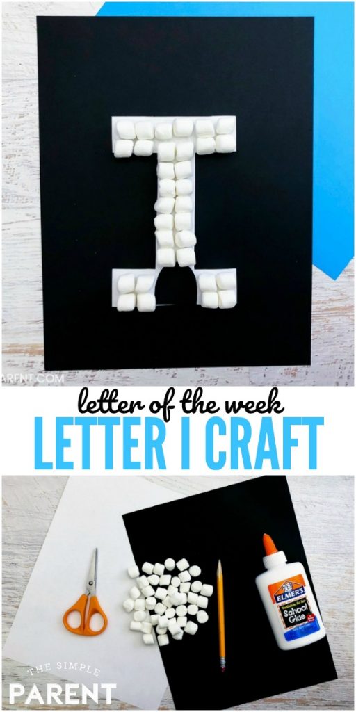 Letter I Craft: I is for Igloo (Letter of the Week Crafts) - The Simple ...