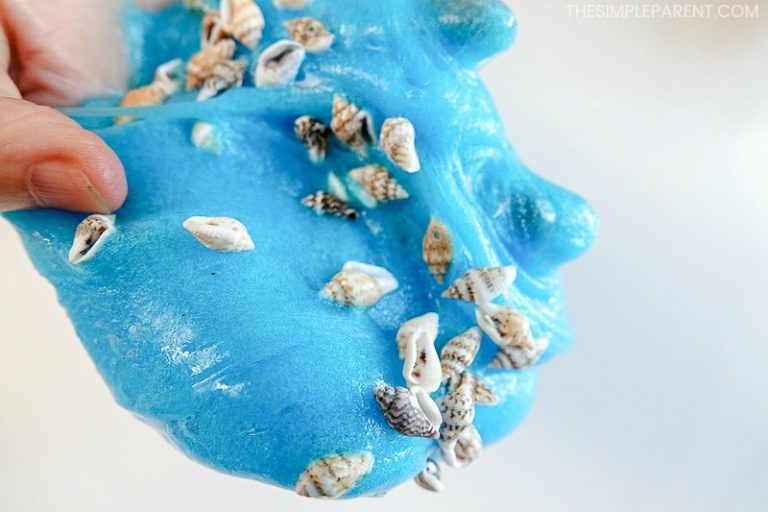 Celebrate Shark Week with Ocean Slime! - The Simple Parent