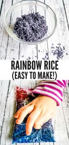 How to Dye Rice (No Rubbing Alcohol Needed!) - The Simple Parent