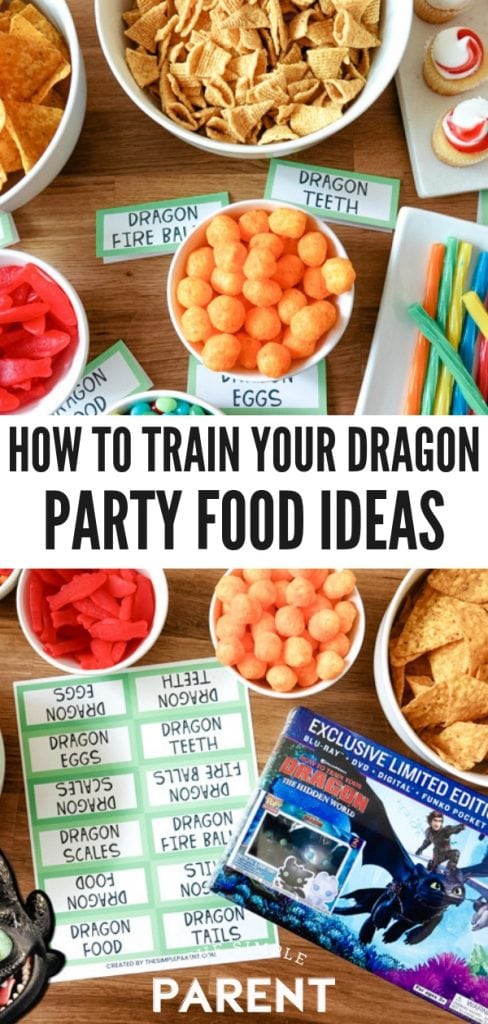 Celebrating with How To Train Your Dragon Party Snacks (Free Printable ...