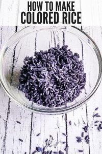 How to Dye Rice (No Rubbing Alcohol Needed!) - The Simple Parent
