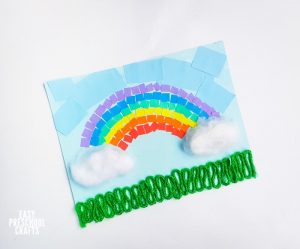 Rainbow Paper Craft Collage - The Simple Parent