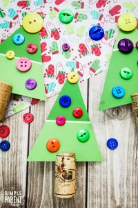 Paint Chip Christmas Tree Craft for Kids - The Simple Parent