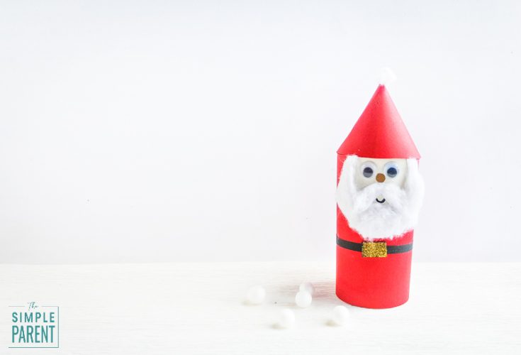 How to Make Santa Claus Out of Paper - The Simple Parent