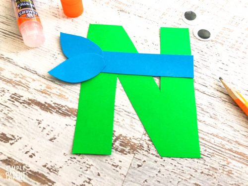 Letter N Craft Template & Step-By-Step Directions - The Simple Parent
