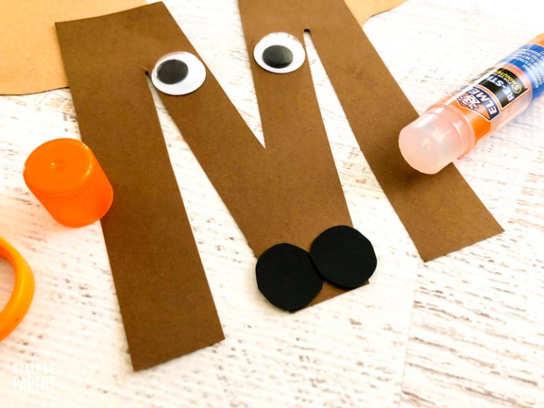 M Letter of the Week Craft - The Simple Parent