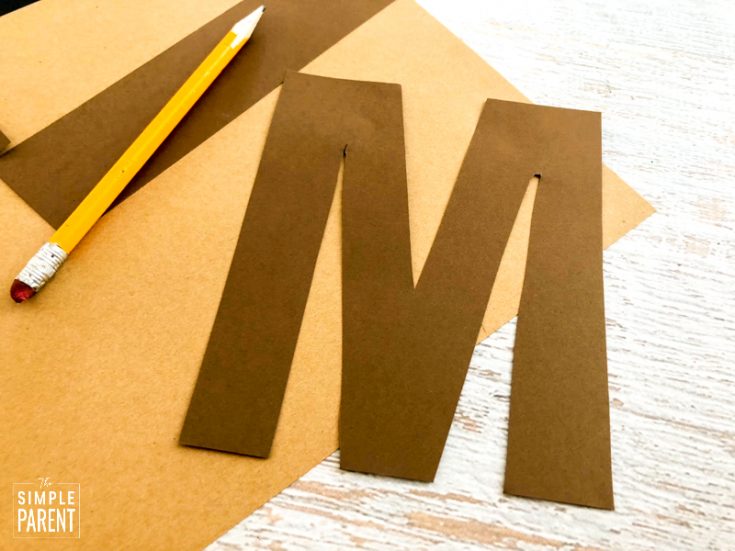 M Letter of the Week Craft - The Simple Parent