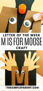 M Letter of the Week Craft - The Simple Parent
