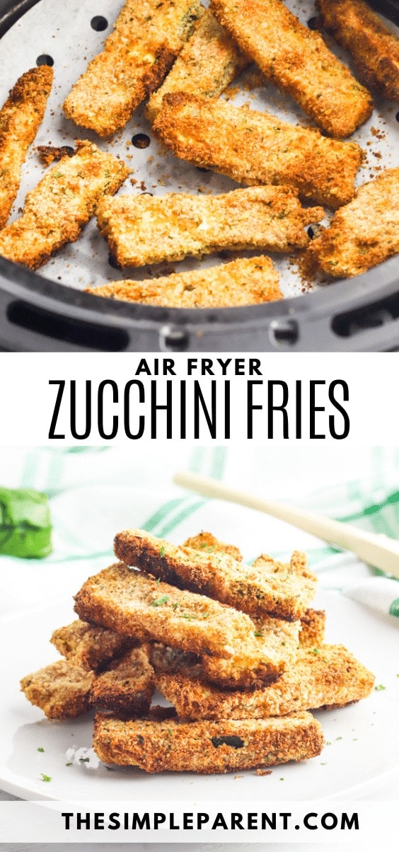 Air Fryer Zucchini Fries - The Simple Parent