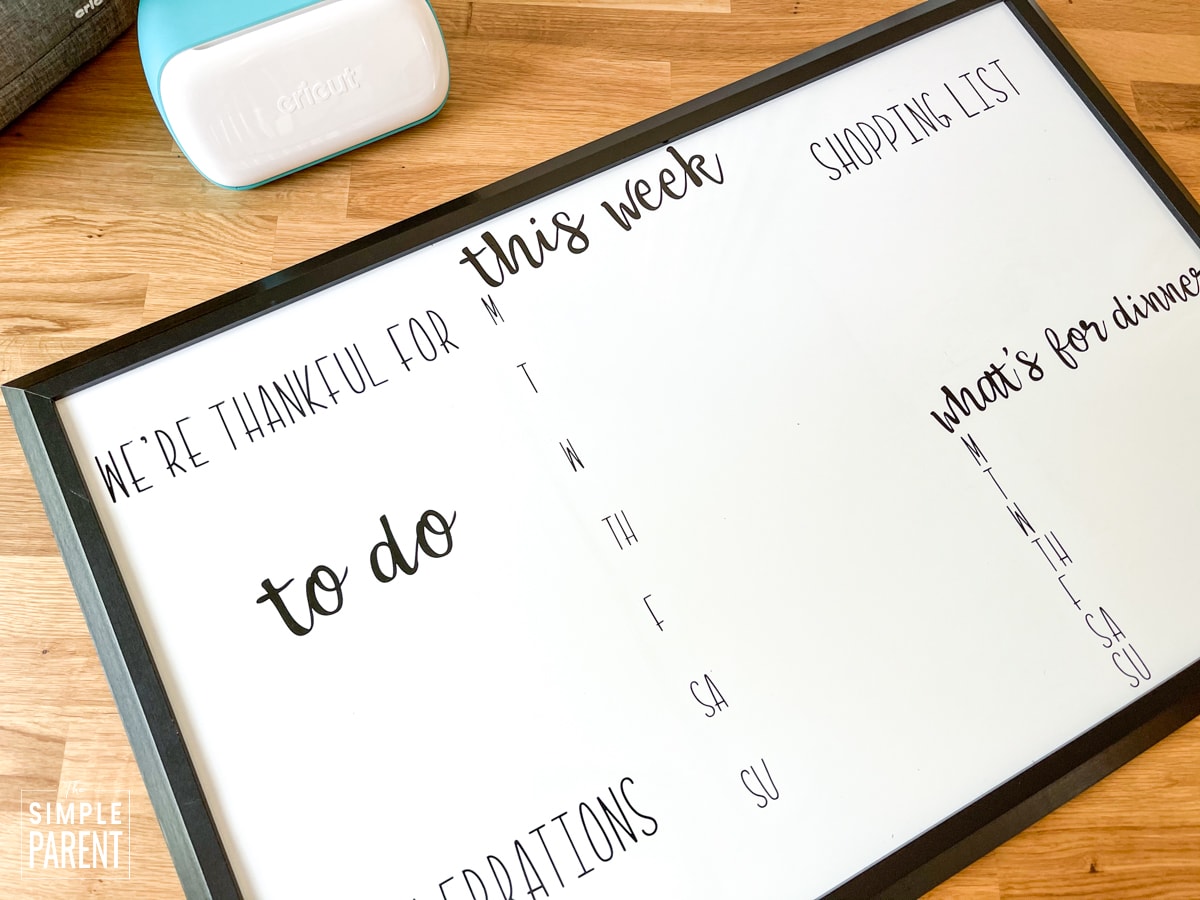 How to Set Up a DIY Family Command Center • The Simple Parent