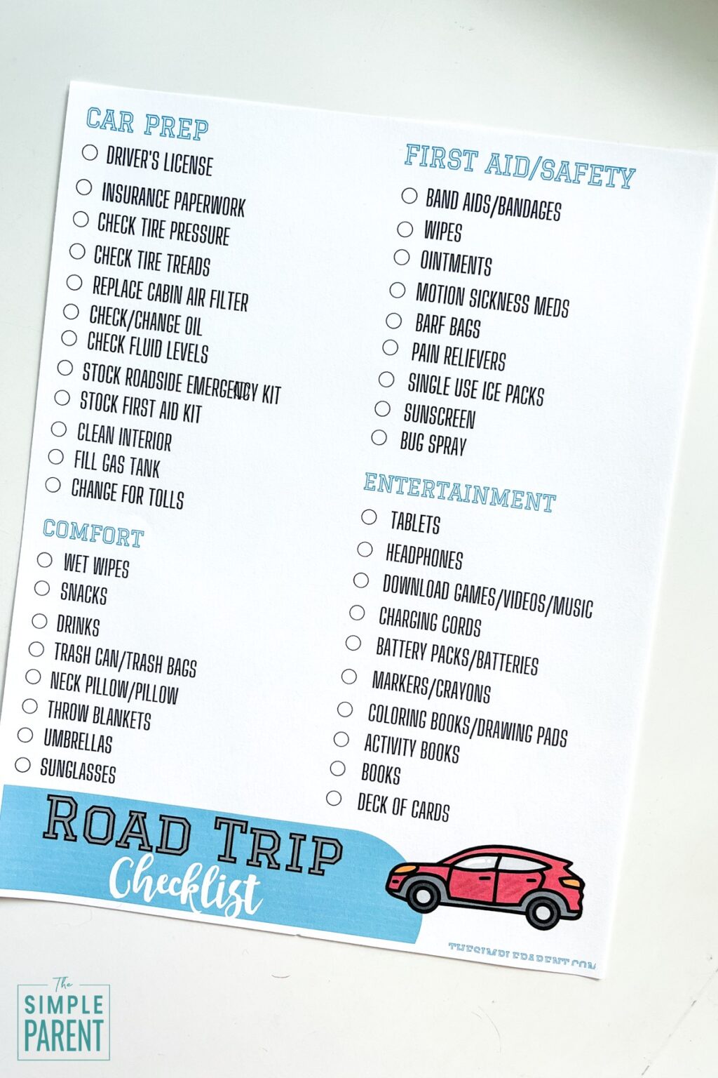 Road Trip Hacks - The Simple Parent