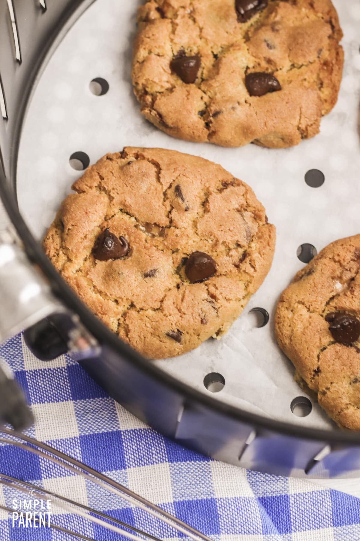 Air Fryer Cookies aka BEST Chocolate Chip Cookies Ever!