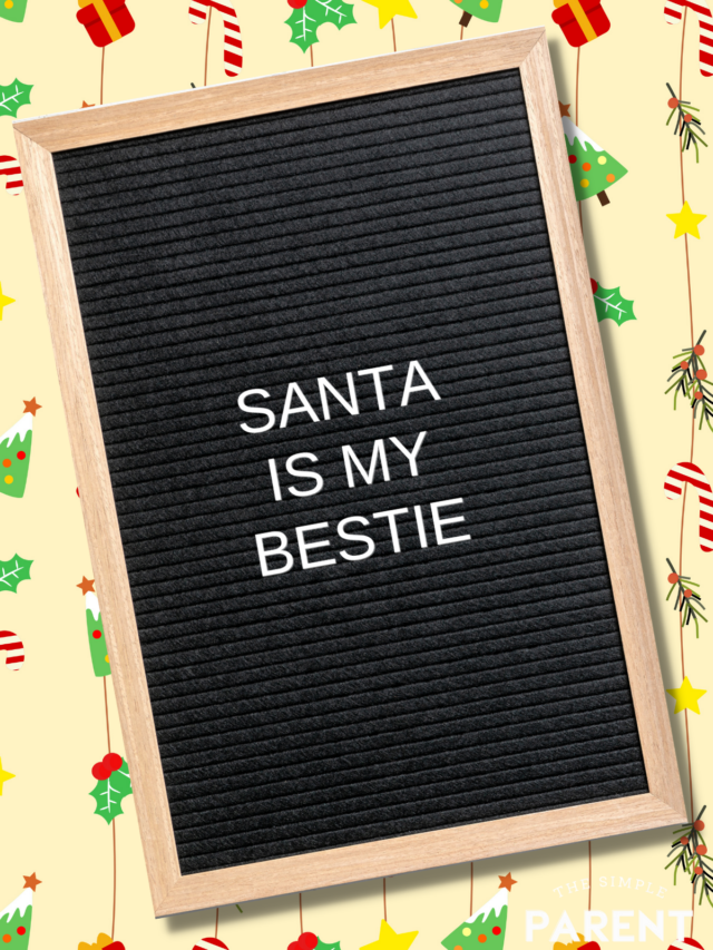 100+ Christmas Sign Sayings - The Simple Parent