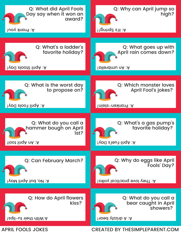 Funny April Fools Jokes for Kids - The Simple Parent