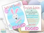 You’ve Been Egged Printable Sign - The Simple Parent