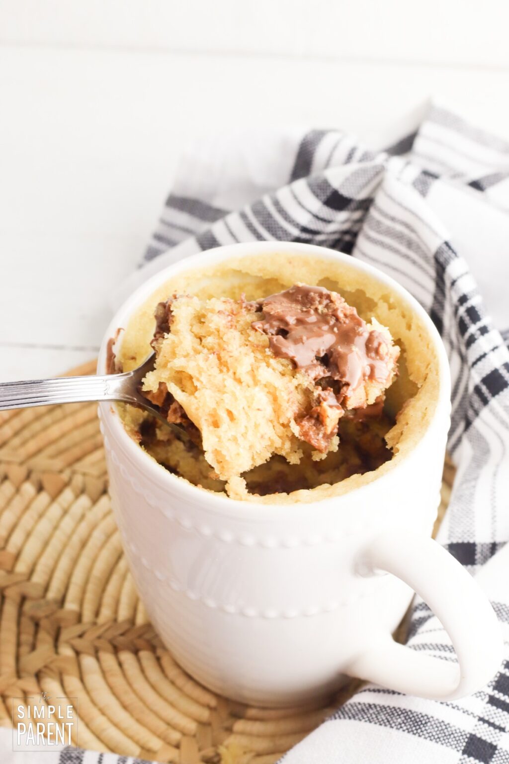 Peanut Butter Mug Cake - The Simple Parent