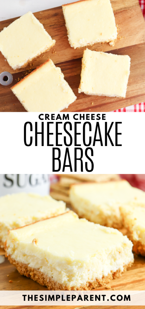 Cheesecake Bars - The Simple Parent