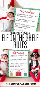 Elf on the Shelf Rules (Free Printable) for Easy Planning!