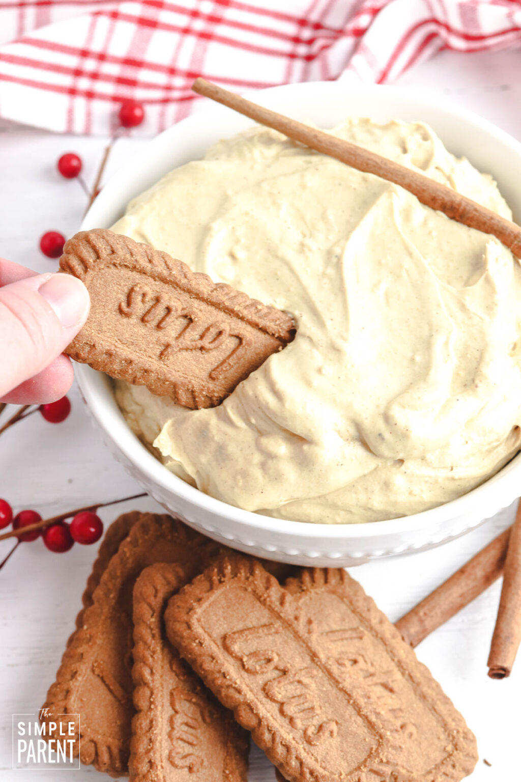 Gingerbread Cheesecake Dip - The Simple Parent