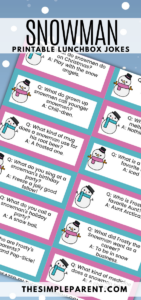 Snowman Jokes for Kids - The Simple Parent