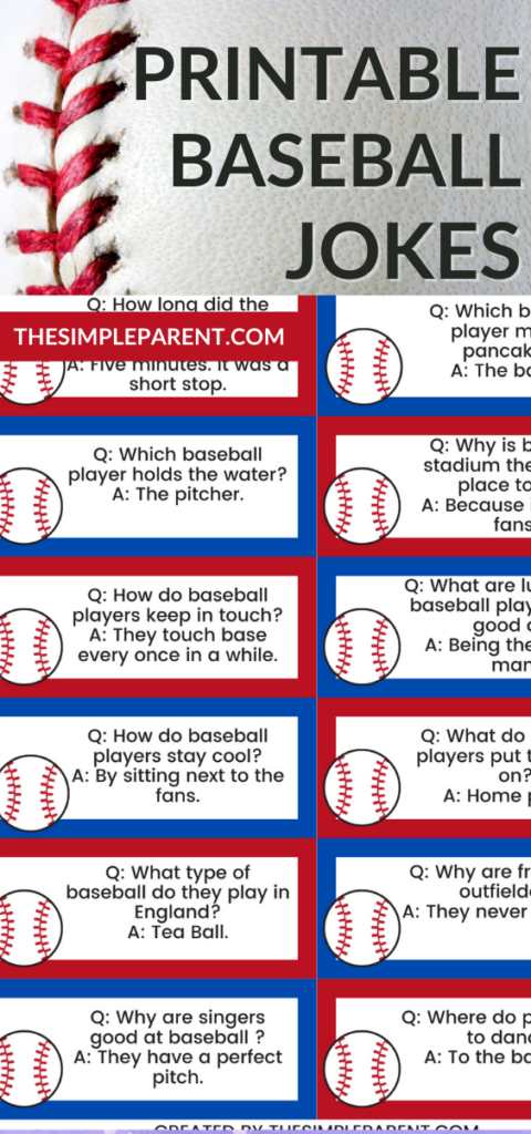 Baseball Jokes - The Simple Parent